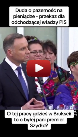 Nigdy nie zrozumiem jak można wybrać na urząd prezydenta takie coś. I ...